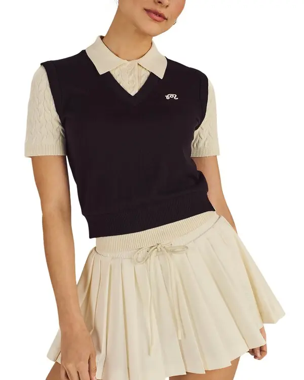 MALBON Giselle Mini Skirt - Cream