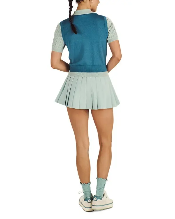 MALBON Giselle Mini Skirt - Surf Spray