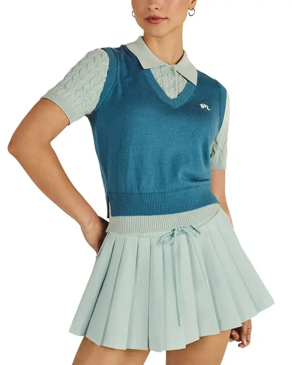 MALBON Giselle Mini Skirt - Surf Spray