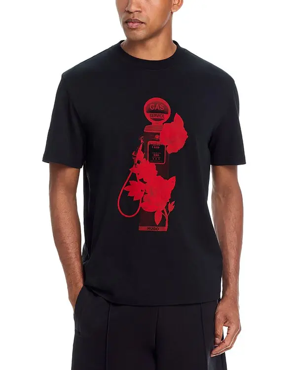 Hugo Dikerd Floral Gas Pump Graphic T-shirt