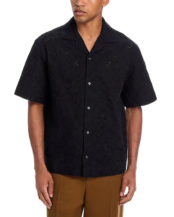 Hugo Espino Oversized Fit Shirt - Black