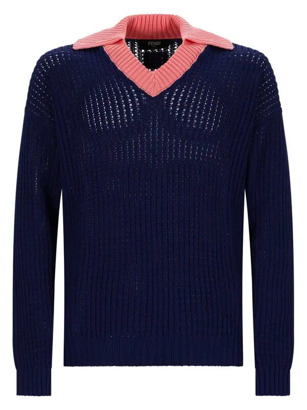 Fendi Cable Knit Pullover
