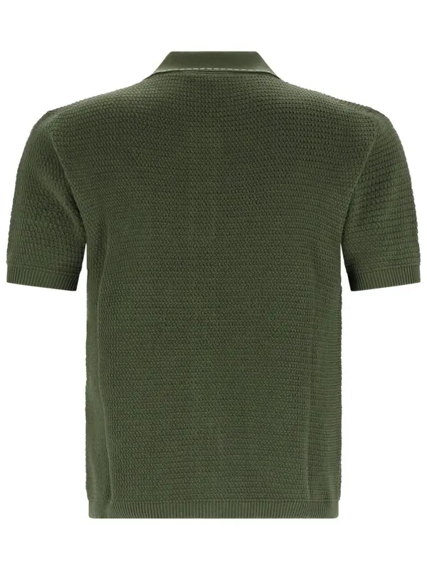 Versace Camicia In Maglia Di Cotone