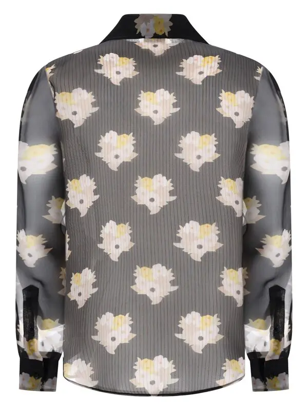 Fendi Oversized Cotton And Silk Shirt