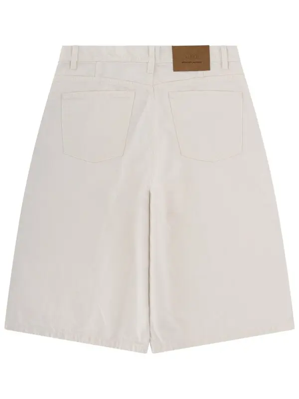 AMI Paris Cotton Shorts - White
