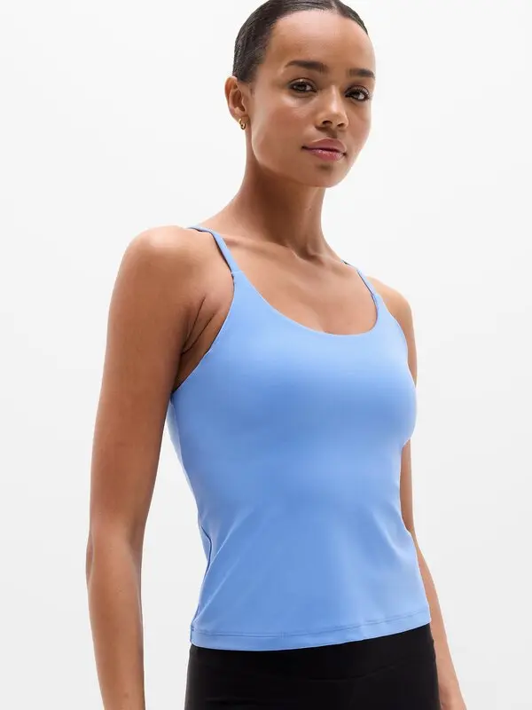 Athleta Transcend Scoop Built-in Bra Tank - Waterfall