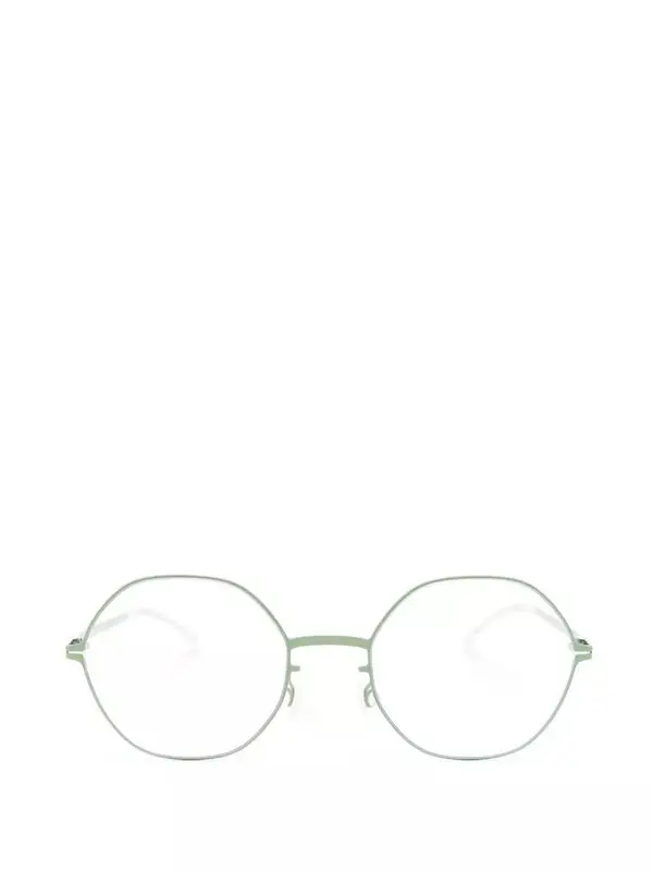 Mykita Eilish Geometric-frame Glasses - Green