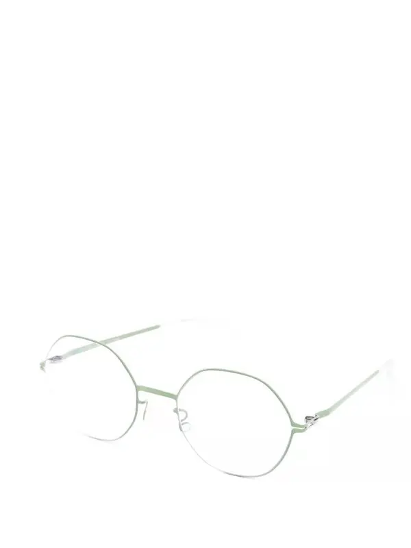Mykita Eilish Geometric-frame Glasses - Green