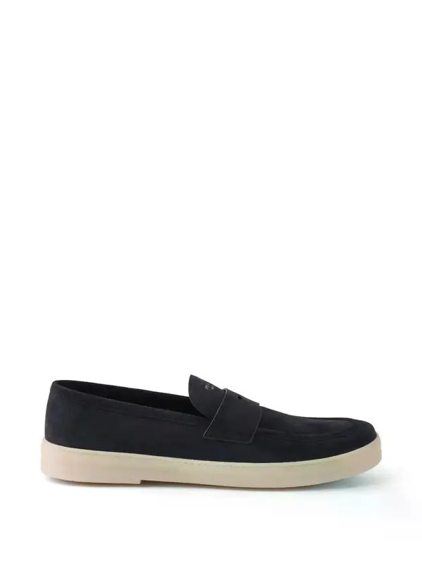 Prada Suede Loafers - Blue
