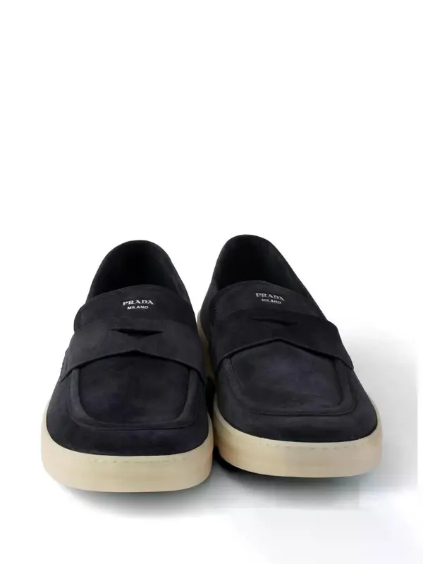 Prada Suede Loafers - Blue