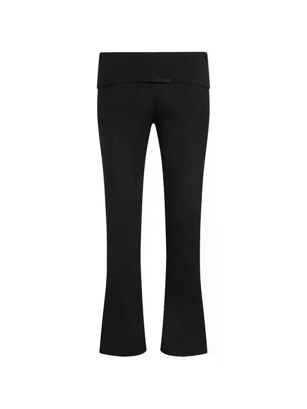 Karl Lagerfeld Signature Flare Palazzo Pants
