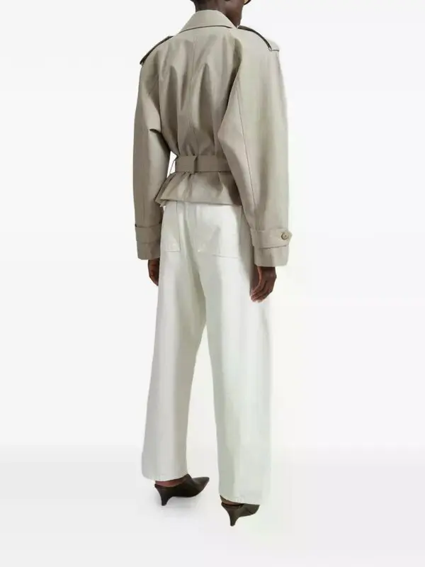 THE FRANKIE SHOP Belted Double-breasted Jacket