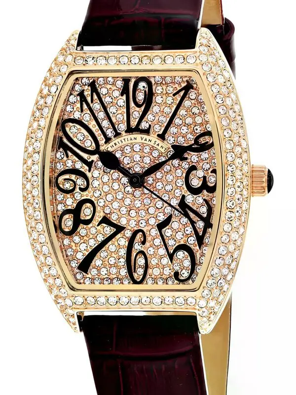 CHRISTIAN VAN SANT Elegant 41mm Watch - Pink