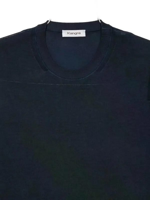 KANGRA Crew-neck Short-sleeve T-shirt - Blue