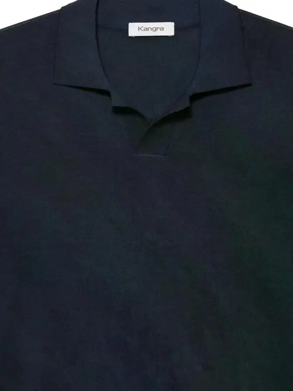 KANGRA Short-sleeve Polo Shirt - Blue