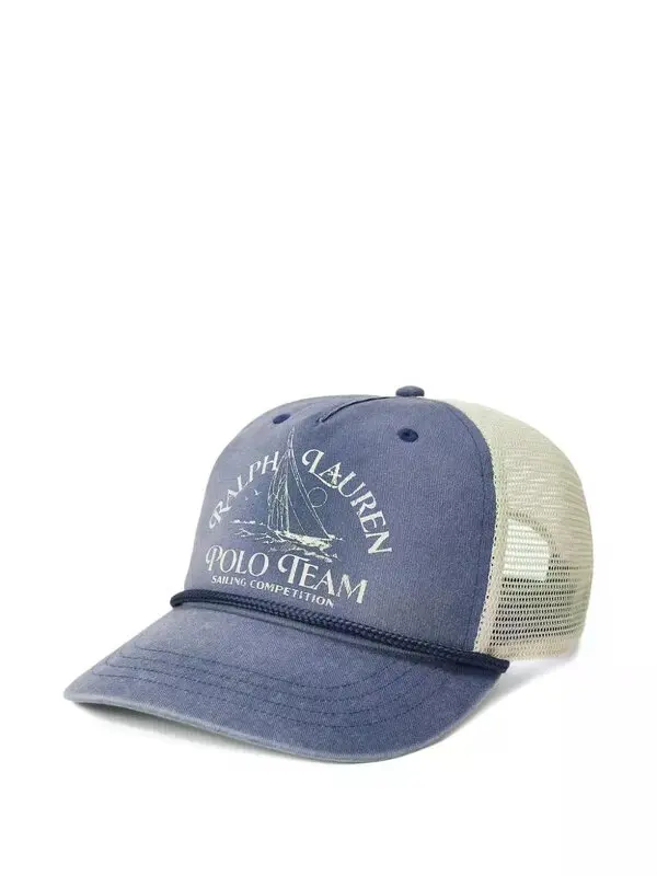 Polo Ralph Lauren Mesh-panelled Trucker Cap - Blue