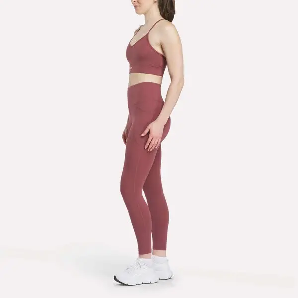 REEBOK Strappy Sports Bra - Blackberry