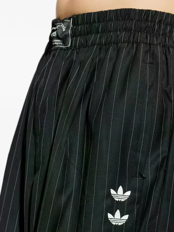 Adidas Chavarria Pinstripe Wide-leg Trousers