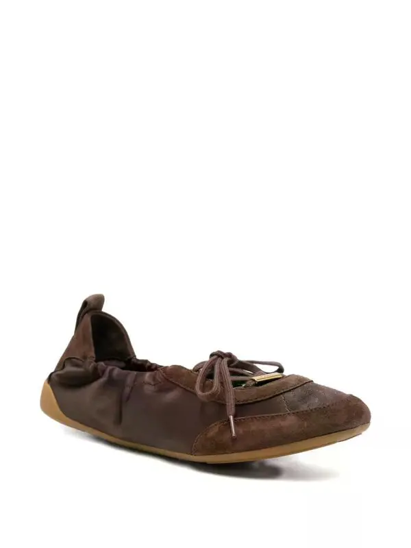 Chloé Kick Lace-up Ballet Flats