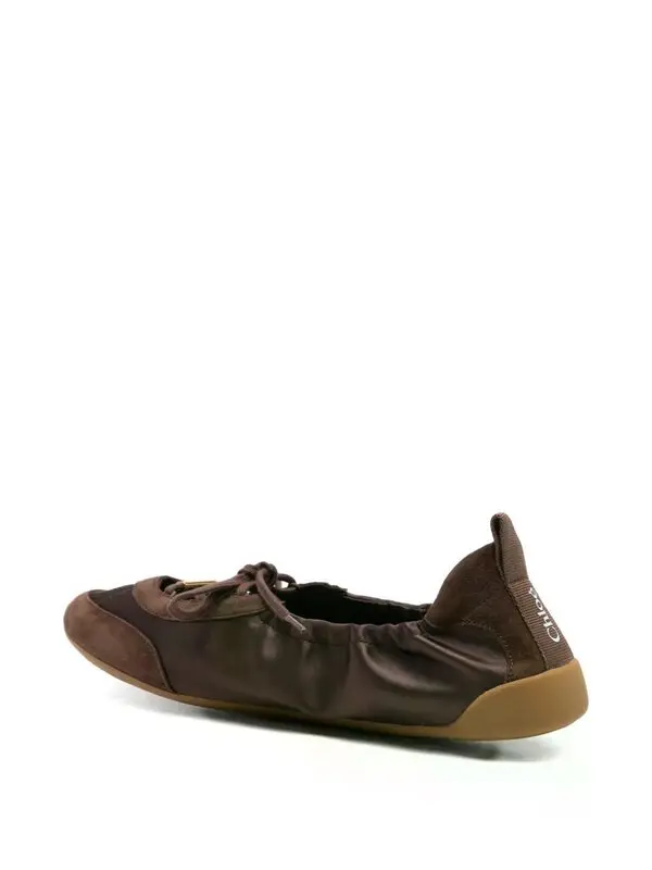 Chloé Kick Lace-up Ballet Flats