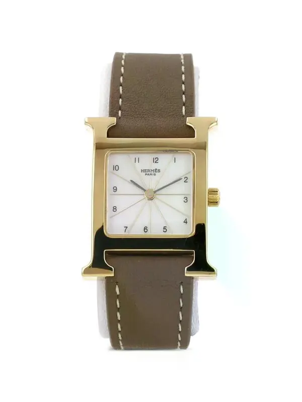 Hermès 2000s Heure H 30mm Watch - White