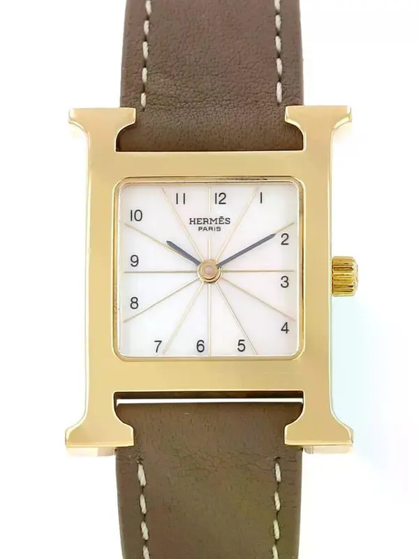 Hermès 2000s Heure H 30mm Watch - White