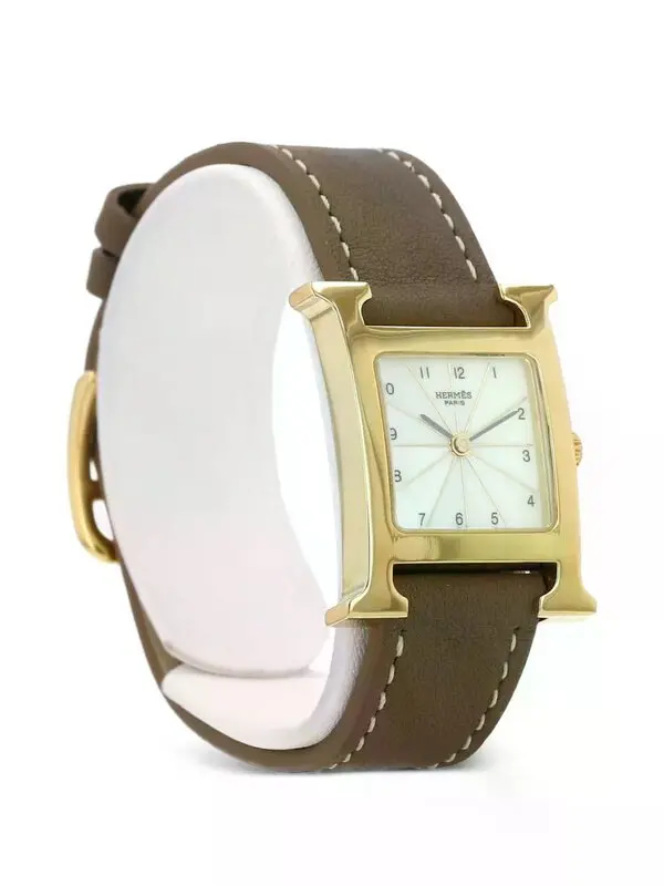Hermès 2000s Heure H 30mm Watch - White
