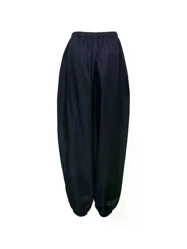 ENFOLD Wide Egg Trousers - Blue