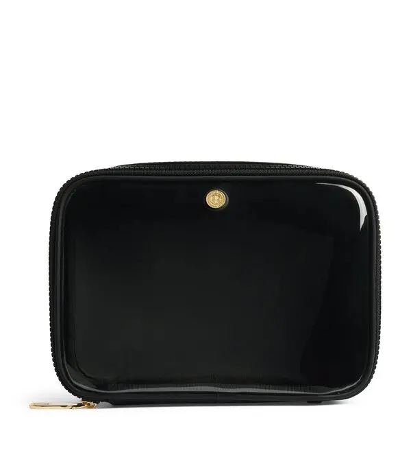 Harrods Clear Cosmetic Bag - Black