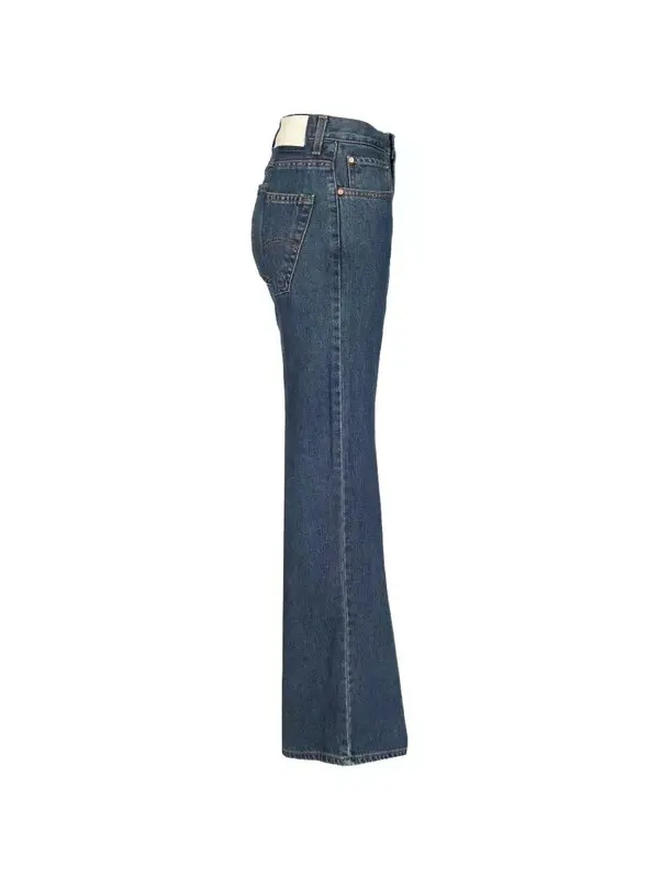 E.L.V. DENIM Odette Flared Jeans - Blue