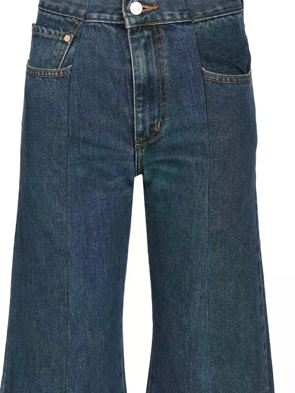 E.L.V. DENIM Odette Flared Jeans - Blue