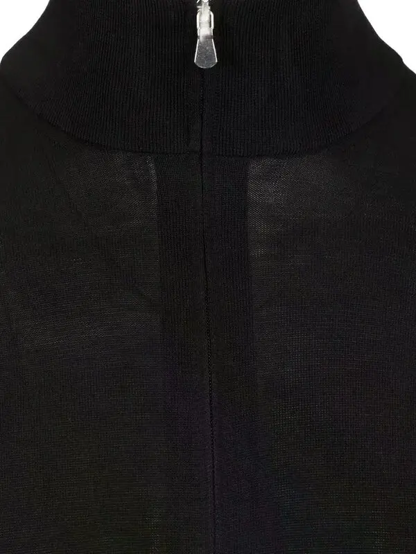 Tagliatore Zip-up High-neck Cardigan