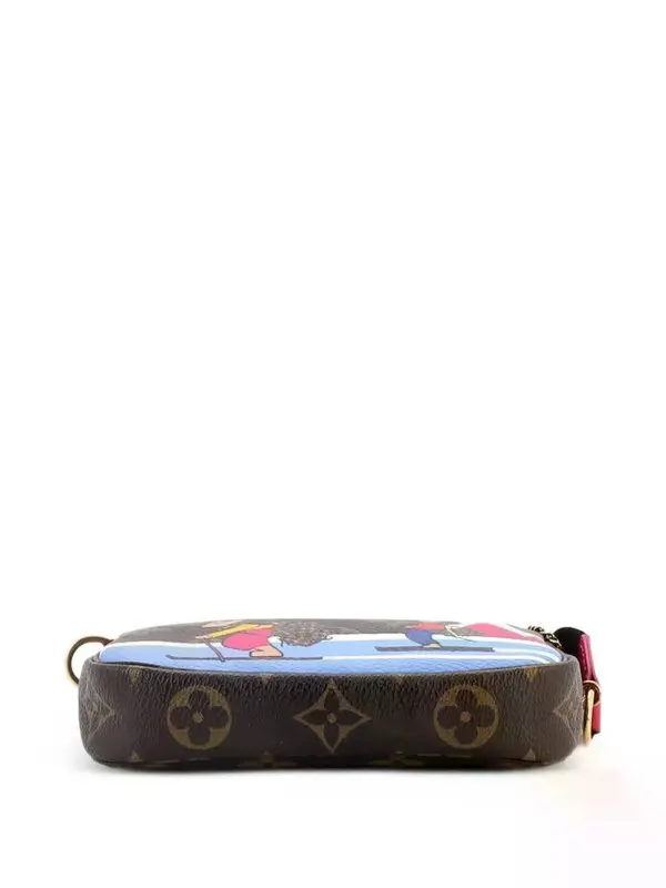 LOUIS VUITTON Pochette Accessoires Limited Edition Christmas Animation Monogram