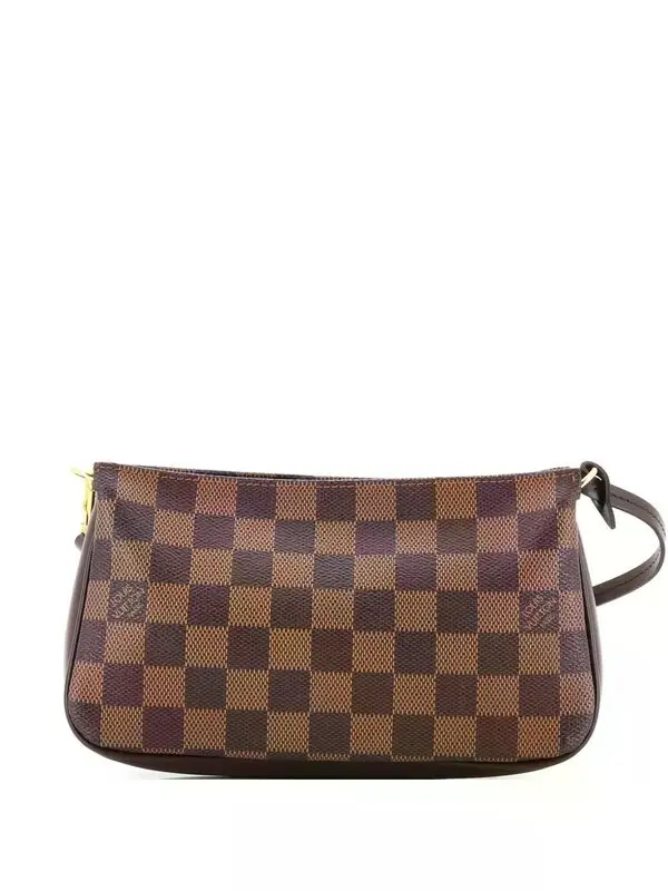 LOUIS VUITTON Navona Pochette Accessoires Damier Clutch - Brown