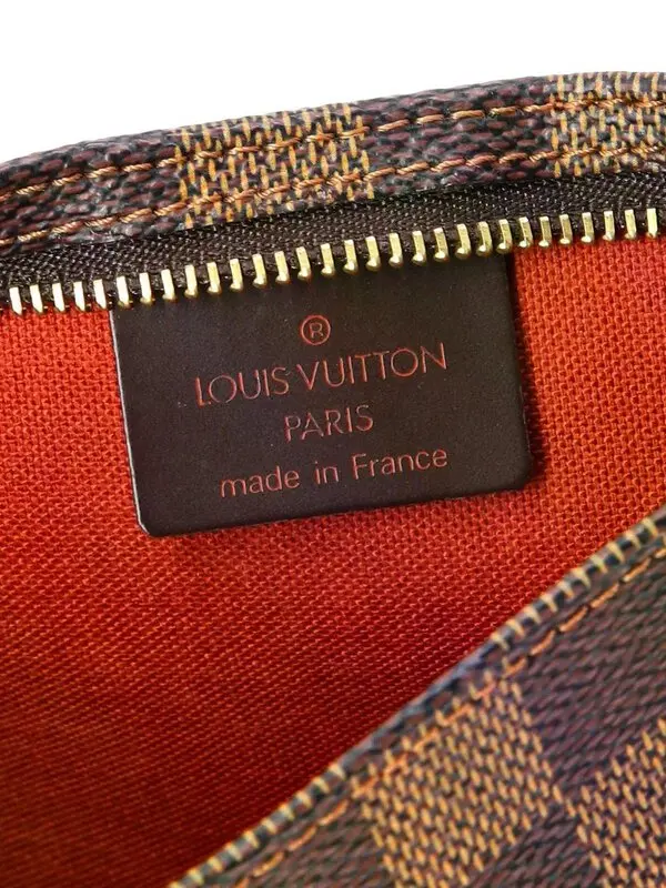 LOUIS VUITTON Navona Pochette Accessoires Damier Clutch - Brown