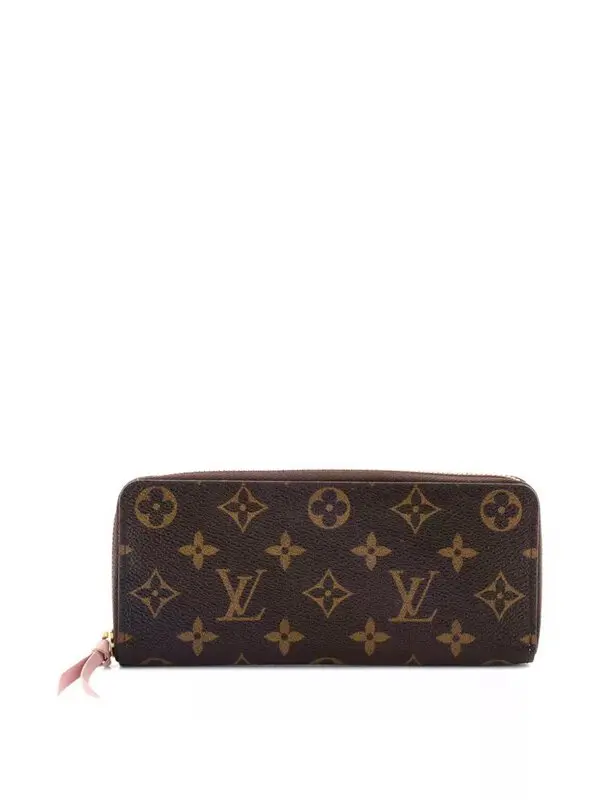 LOUIS VUITTON Clemence Wallet Monogram Canvas Small Wallets - Brown