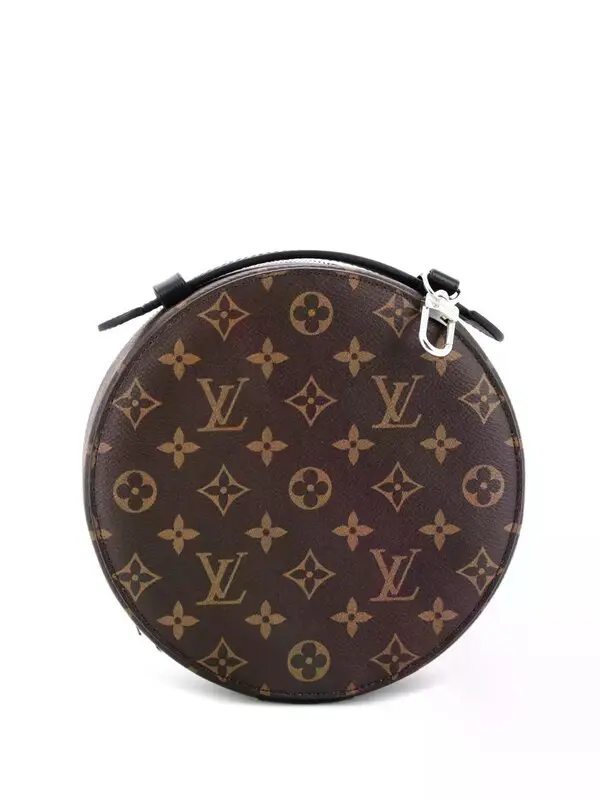 LOUIS VUITTON Audio Case Macassar Monogram Canvas Satchel
