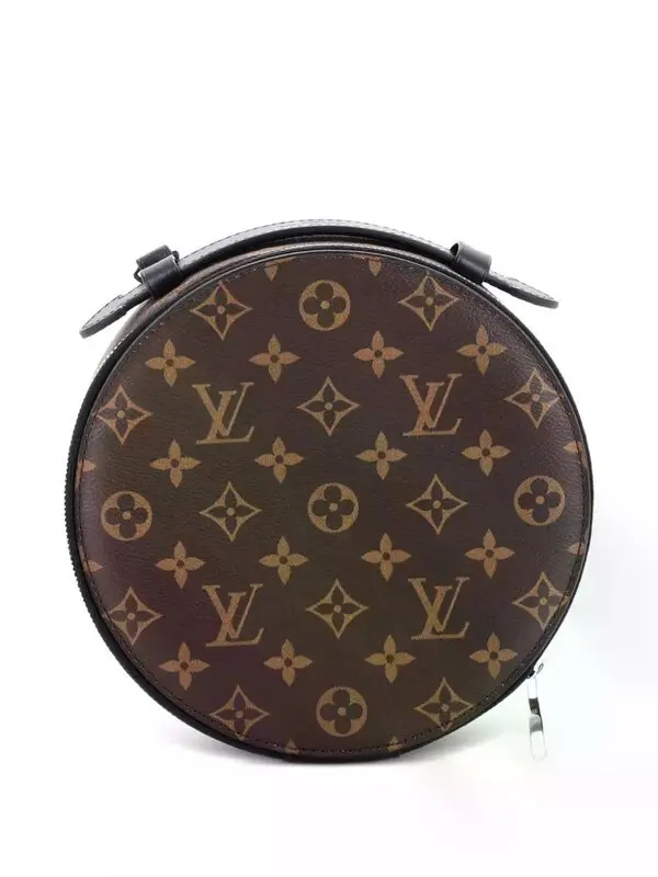 LOUIS VUITTON Audio Case Macassar Monogram Canvas Satchel