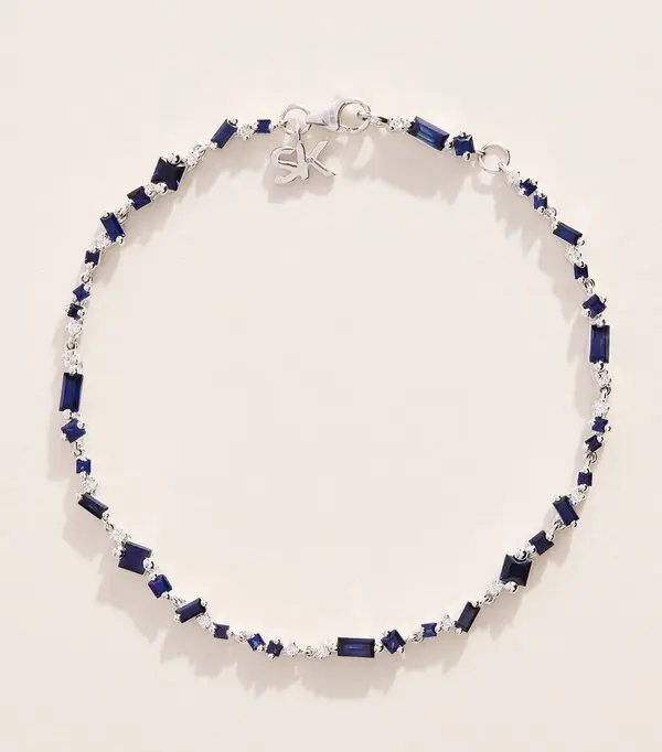 SUZANNE KALAN Gold, Diamond And Blue Sapphire La Fantaisie Bracelet - White