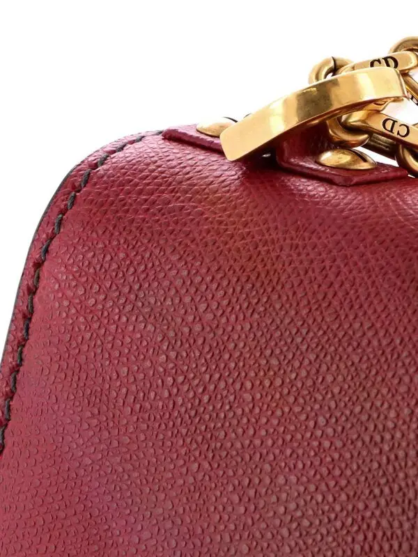 Dior J'adior Flap Bag Leather Medium - Red