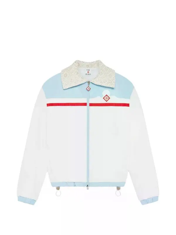 Casablanca Lace-collar Panelled Jacket
