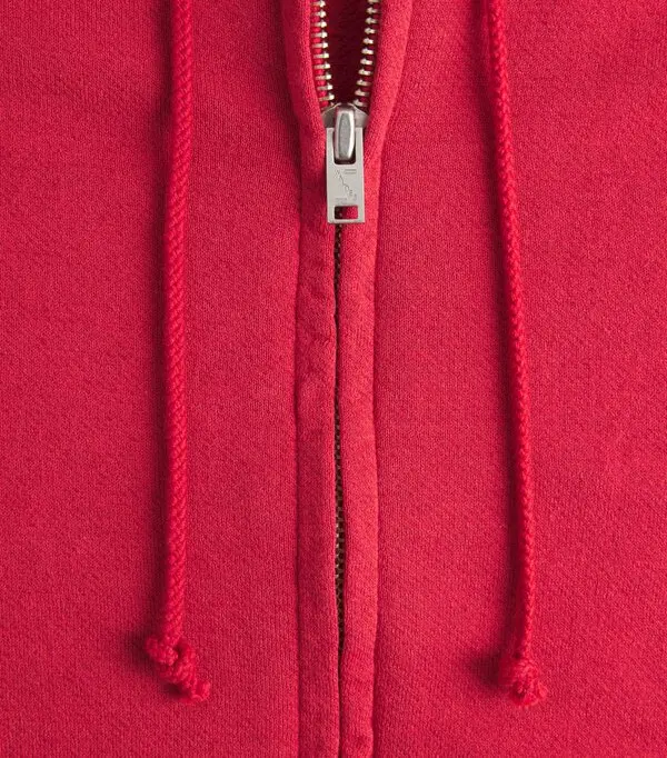 Auralee Cotton-wool-silk Zip-up Hoodie