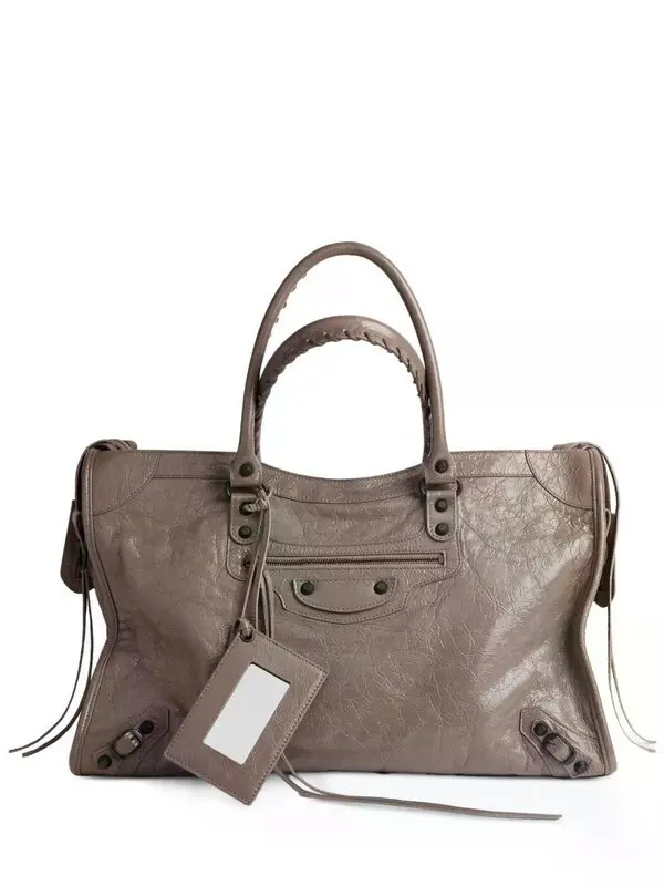 Balenciaga Large Le City Shoulder Bag - Neutrals