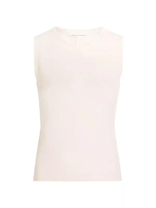 Maria Mcmanus Button-back Sleeveless Tank Top