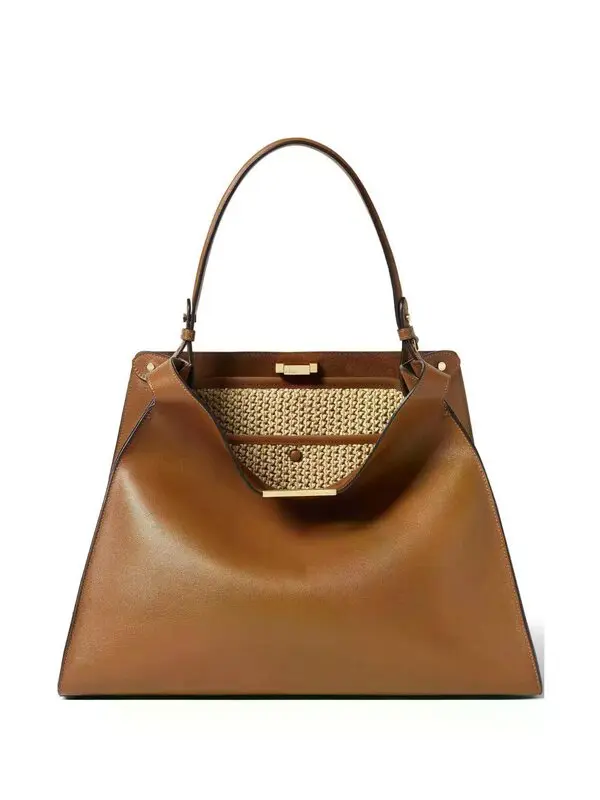 Fendi Medium Leather Tote Bag
