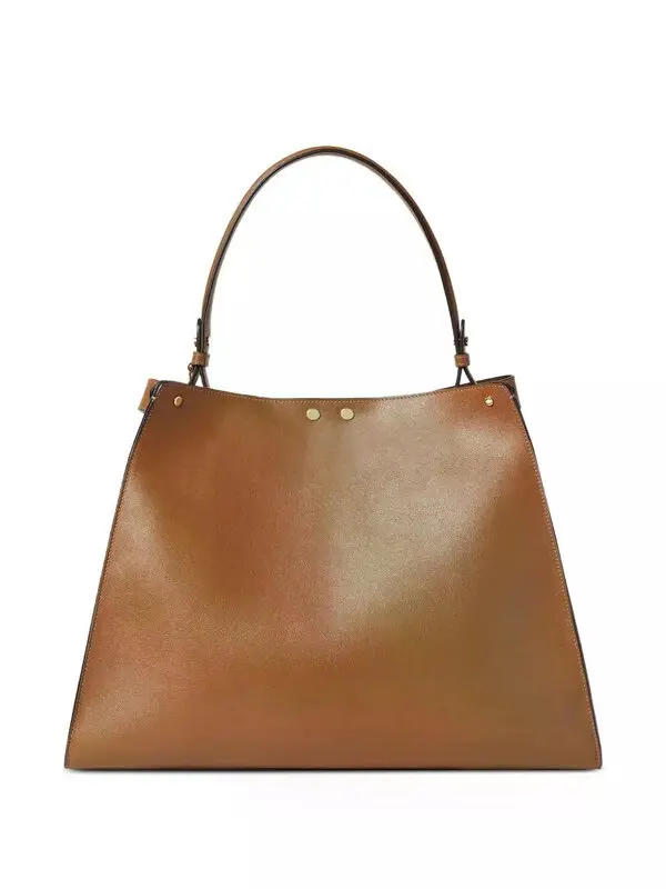 Fendi Medium Peekaboo Way Leather Tote Bag - Brown