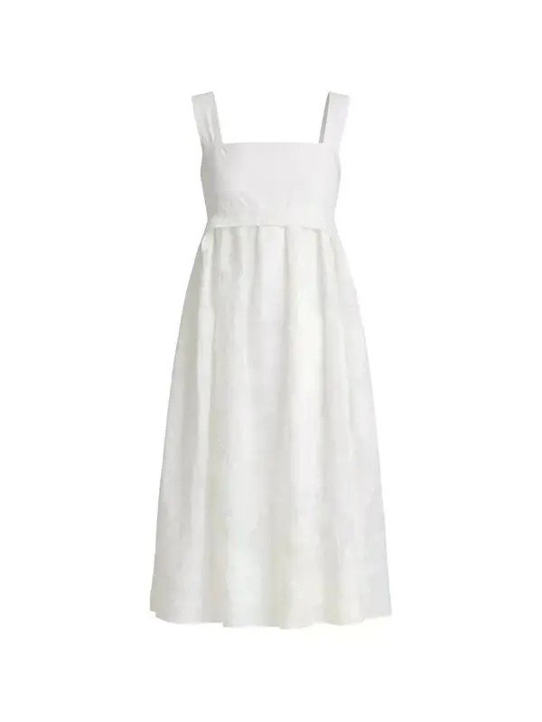 Vince Tie-waist Dress - White
