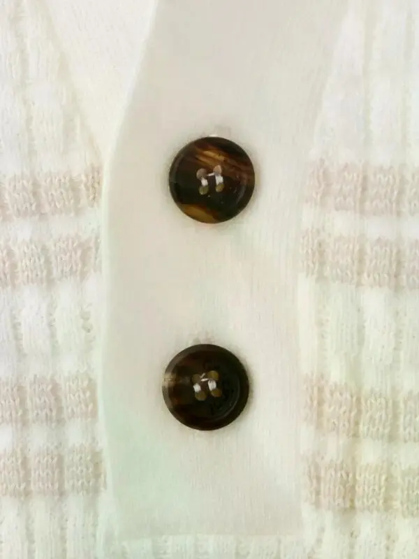 CRUCIANI Striped Waffle-knit Polo Shirt