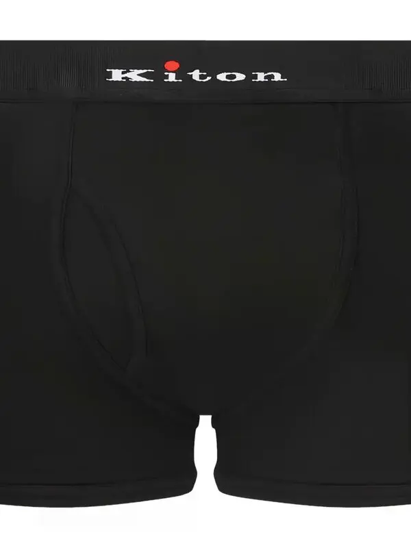 Kiton Logo-waistband Boxers