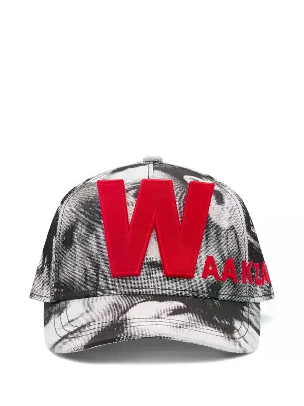 WALTER VAN BEIRENDONCK Logo-patch Baseball Cap - Black